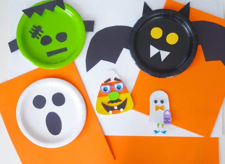 Easy Halloween Paper Plate Crafts Craft Kits The Chirping Moms