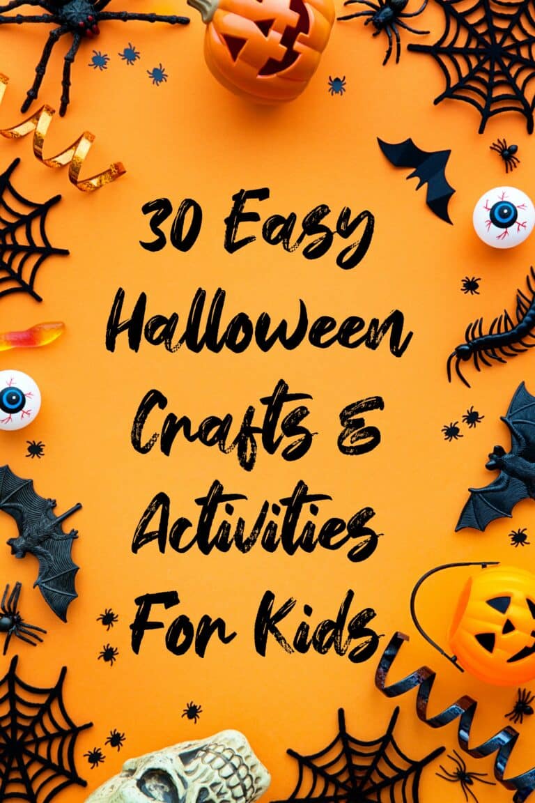 30 Easy Halloween Craft ideas for Kids - The Chirping Moms
