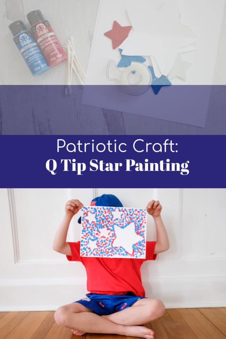 Easy Kids Craft: Q Tip Painting - The Chirping Moms
